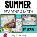 Summer Review No Prep 1st Grade Reading And Math