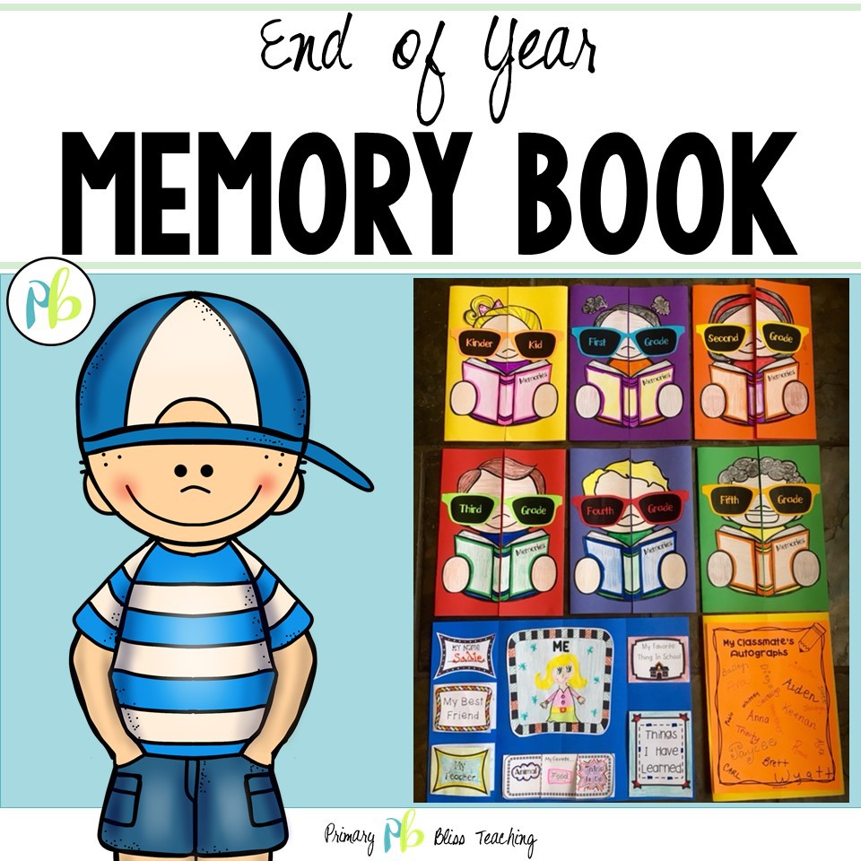 End of Year Memory Lap Book