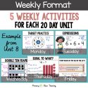First Grade Number Talks Yearlong Bundle both Digital and Printable