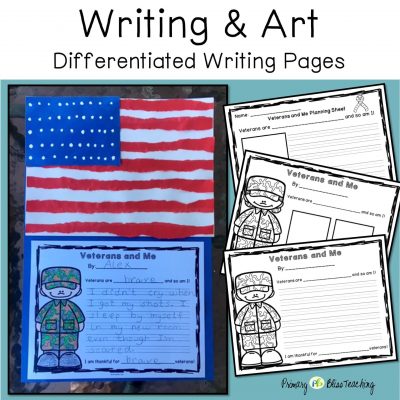 Veterans Day Mini Unit - Reading, Writing & Art Activities (Holidays ...