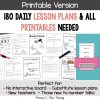 Fifth Grade Number Talks Yearlong Bundle both Digital and Printable