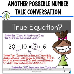 Number Talks - Doubles Strategy within 20 Focus (Digital and Printable)