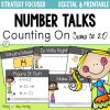 Number Talks ~ Counting On Strategy within Sums to 20 (DIGITAL and ...