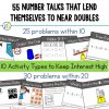 Number Talks - Near Doubles Strategy Focus within 20 (Digital & Printable)