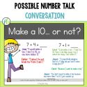 Number Talks - Making Ten Strategy Focus within 20 (Digital & Printable)