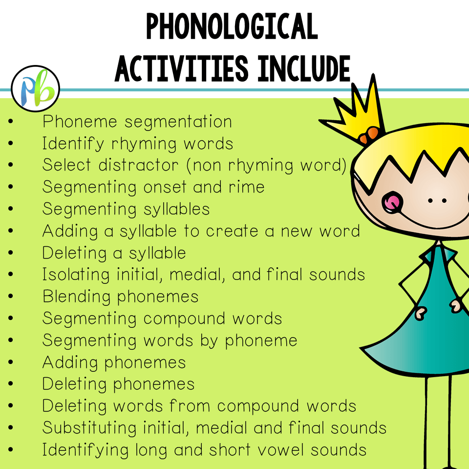 ELA Talks Phonological And Phonemic Awareness Activities