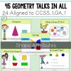 First Grade Geometry Talks