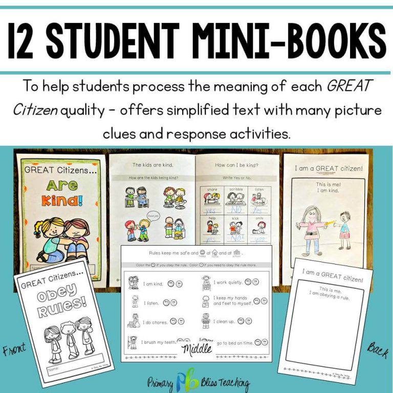 Citizenship Social Studies Unit - First Grade