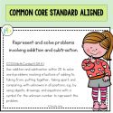 FIRST GRADE WORD PROBLEM NUMBER TALKS for Addition and Subtraction ...