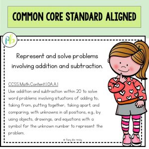 FIRST GRADE WORD PROBLEM NUMBER TALKS for Addition and Subtraction ...