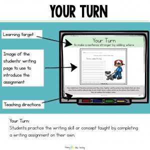First Grade Structured Explicit Beginning of Year Writing Curriculum ...