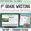 First Grade INFORMATIVE WRITING Unit DIGITAL - Primary Bliss Teaching