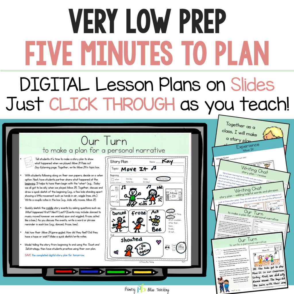 First Grade PERSONAL NARRATIVE WRITING Primary Bliss Teaching First Grade PERSONAL NARRATIVE WRITING Primary Bliss Teaching