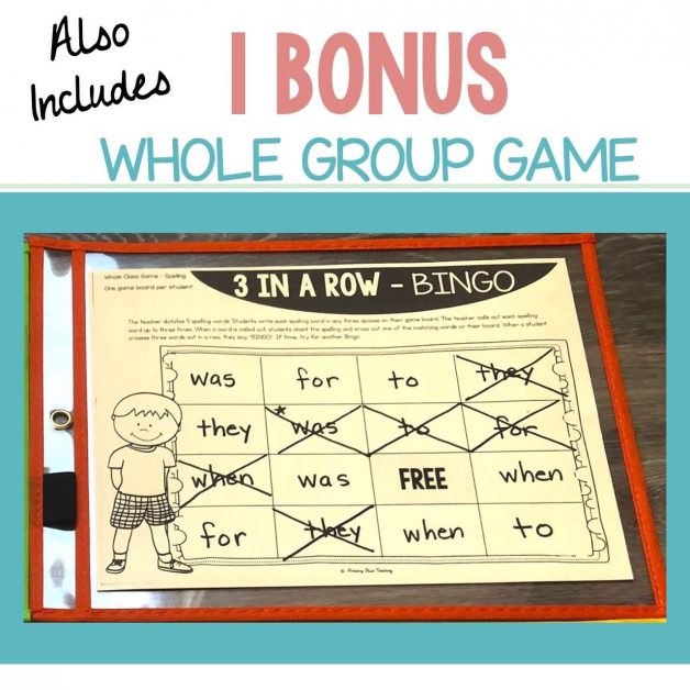 Spelling Activities for Any Word List - Early Finisher / Independent ...