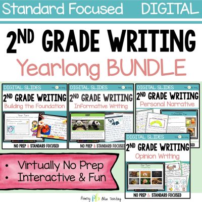 First Grade INFORMATIVE WRITING Unit DIGITAL - Primary Bliss Teaching