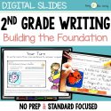 SECOND GRADE BEGINNING OF YEAR STRUCTURED WRITING CURRICULUM with ...