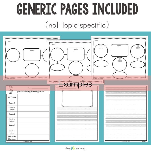 SECOND GRADE EXPLICIT OPINION WRITING CURRICULUM with WRITING PROMPTS ...