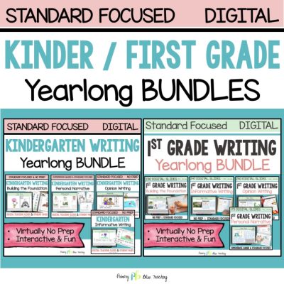 KINDERGARTEN AND FIRST GRADE EXPLICIT WRITING CURRICULUM with WRITING ...