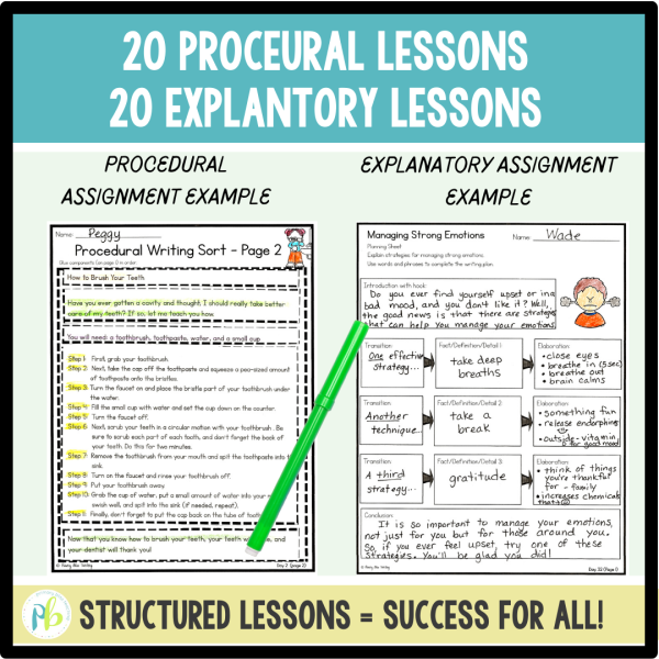 3rd Grade Explicit Procedural and Explanatory Writing Curriculum with ...