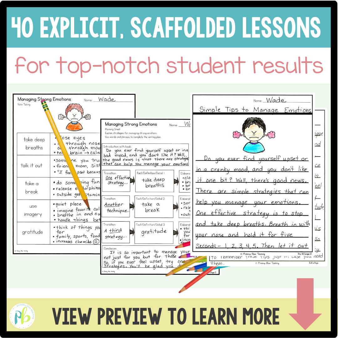 3rd Grade Explicit Procedural and Explanatory Writing Curriculum with ...